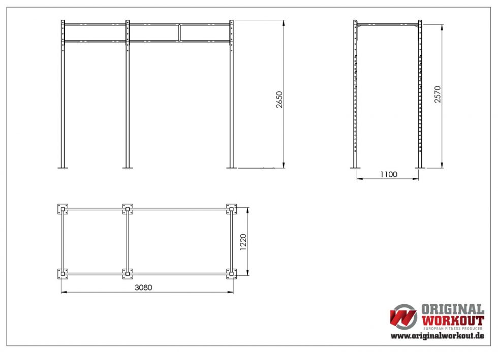 Premium Rigs stainless steel 2A - Original Workout